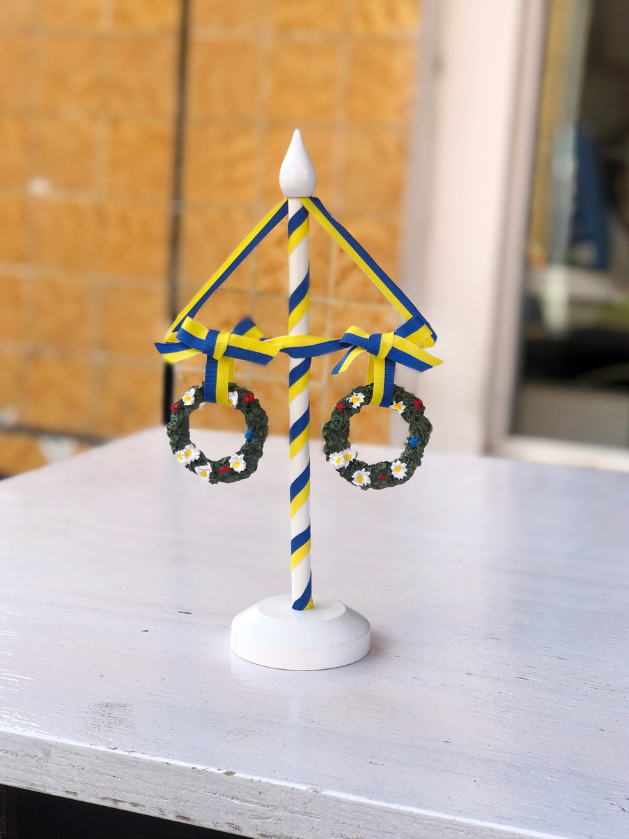 Midsommarstång - Midsummer Table Decoration - White – Fika