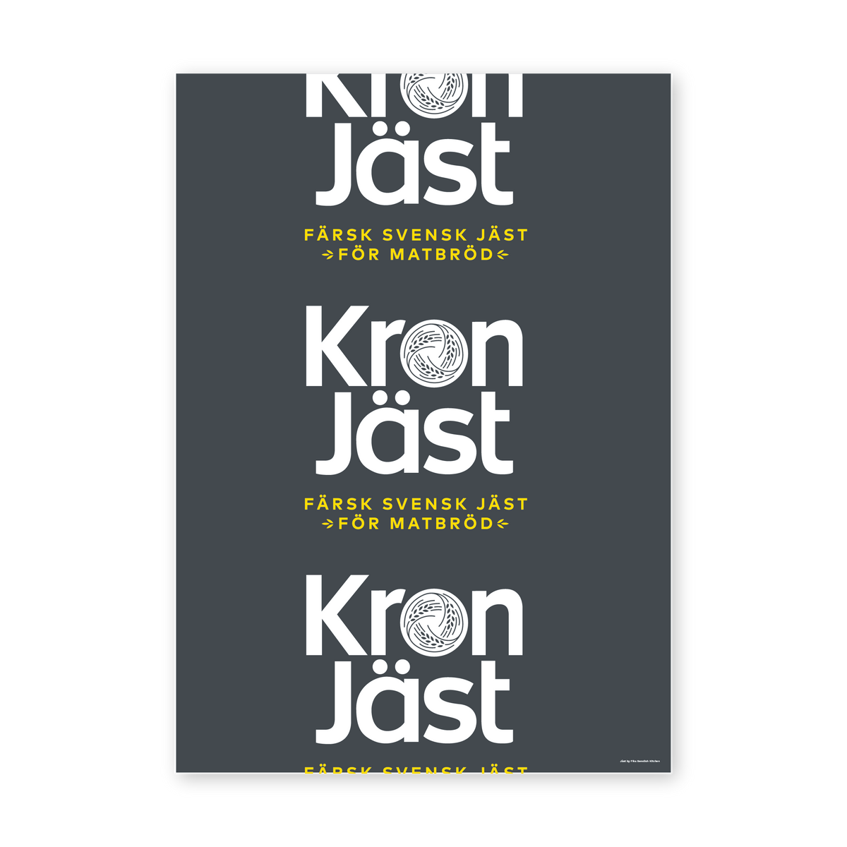 jäst poster – Fika